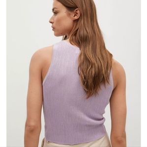 Mango | Tops | Mango Embossed Knit Tank Top | Poshmark